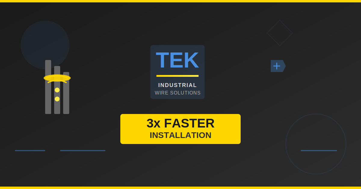 TEK Industrial Wire Solutions | 3x Faster Rebar Tying